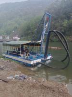 China River / Sea Dredging Diesel Jet Suction Dredger With Multiple Pontoons for sale