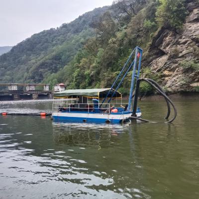 China Electric Power Jet Suction Dredger with Sand Screening Machine and 20 m Dredging Depth for sale