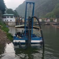 China Electric Power Jet Suction Dredger with Sand Screening Machine and 20 m Dredging Depth for sale