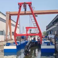 China Keda Diesel Engine Jet Suction Dredger with 20m Dredging Depth and Video Technical Support for sale