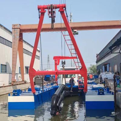 China Keda Diesel Engine Jet Suction Dredger with 20m Dredging Depth and Video Technical Support for sale