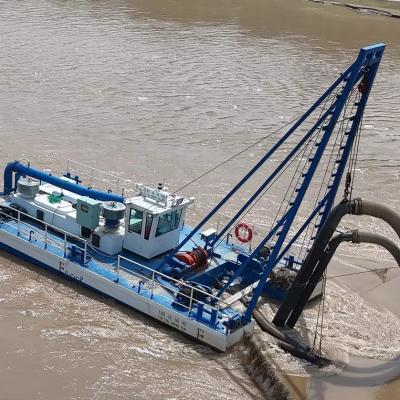 China Diesel Engine Jet Suction Dredger  20m Dredging Depth 10 Inch Draught for sale