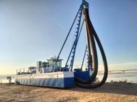 China Diesel Engine Jet Suction Dredger  20m Dredging Depth 10 Inch Draught for sale