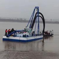China Diesel Jet Suction Dredger Dismountable 27m-36m for River Sea Dredging Desilting for sale