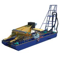 China Diesel Jet Suction Dredger Dismountable 27m-36m for River Sea Dredging Desilting for sale