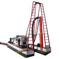 China Diesel Jet Suction Dredger Dismountable 27m-36m for River Sea Dredging Desilting for sale