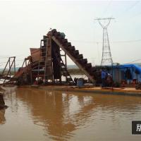 China 20 KG Capacity Bucket Chain Dredger Customizable Sand Dredging Machine for sale