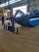 China Amphibious Water Weed Harvester 58KW Hydraulic Track Drive Tier IV Emission for sale