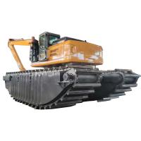 China River Dredging Diesel Amphibious Dredger 500m3/h Working Capacity for sale