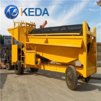 China Mobile Gold Trommel Wash Plant 1-30 t/h Gravity Separation for Gold Recovery for sale