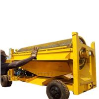 China Mobile Gold Trommel Wash Plant 1-30 t/h Gravity Separation for Gold Recovery for sale