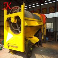 China 100 Tph Mobile Gold Wash Plant 9300x2500x4200 mm 55 kw for Efficient Gold Mining for sale