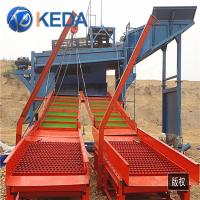 China Mobile Gold Wash Plant Alluvial Trommel 50-200 TPH with 8000x2800x3500 mm Dimension for sale