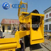 China Mobile Gold Wash Plant Alluvial Trommel 50-200 TPH with 8000x2800x3500 mm Dimension for sale