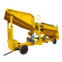 China 50 TPH Mobile Gold Wash Plant with Centrifugal Concentrator and 220V Engine Gravity Separator for sale