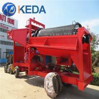 China Alluvial Diamond Gold Ore Washing Plant 1-30t/h with Trommel Screen and Sluice Carpet for sale