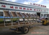 China Stainless Steel Dry Gold Washer 1350x550x1500 mm 1-3 t/h for Alluvial Gold Mining for sale