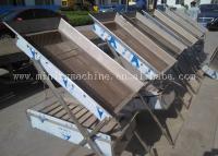 China Stainless Steel Dry Gold Washer 1350x550x1500 mm 1-3 t/h for Alluvial Gold Mining for sale