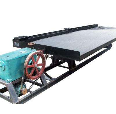 China Mobile 92% Gold Concentration Shaking Table 220V 200 KG Gravity Mineral Separator for sale