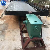 China JXS 6-S Fiberglass Shaking Table 1-1.8tph Capacity 93% Recovery Gold Mining Gravity Separation for sale