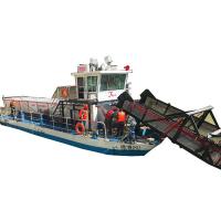 China 2.6m Harvesting Width Aqua Weed Harvester with 3000m2/h Garbage Loading Capacity CE Certified for sale