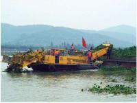 China 2.6m Harvesting Width Aqua Weed Harvester with 3000m2/h Garbage Loading Capacity CE Certified for sale