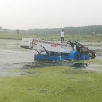 China 75kw Automatic Aquatic Weed Harvester for Weed Cutting Boat for sale