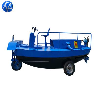 China KEDA 1.5m Cutting Width 30-50cm Depth Automatic Aquatic Weed Harvester Boat for sale
