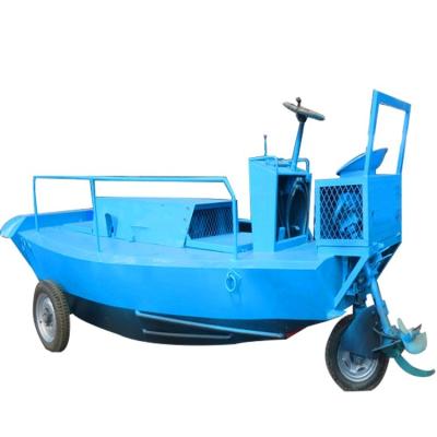 China 3-15 HP Aquatic Weed Harvester 1.5m Cutting Width 30-50cm Depth for Lake Weed Removal for sale