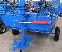 China 3-15 HP Aquatic Weed Harvester 1.5m Cutting Width 30-50cm Depth for Lake Weed Removal for sale