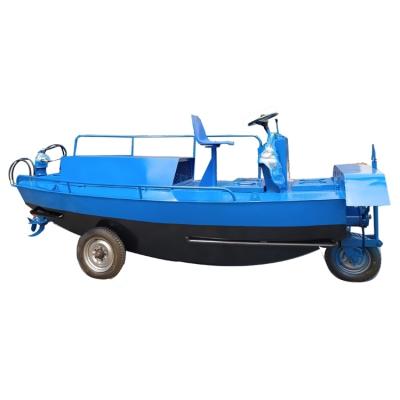 China Stainless Steel Aquatic Weed Harvester with Automatic Operation and Compact Structure for Efficient Water Weed Control for sale