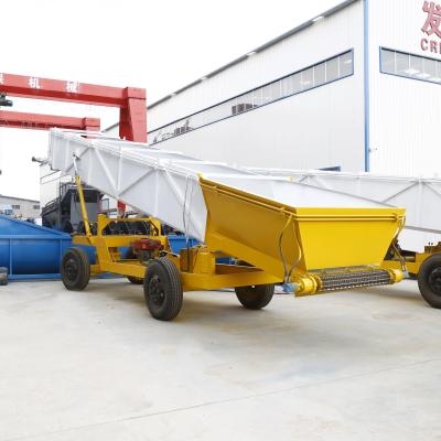 China 3000m2/h Aquatic Weed Harvester 12t Load Capacity Tractor Powered River Grass Conveyor Barge for sale