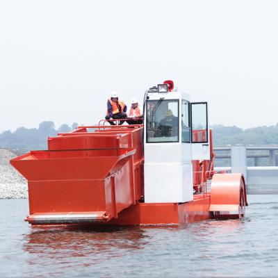 China Fully Automatic Aquatic Weed Harvester 10m Hull Full Hydraulic Drive for River Lake Ocean Cleaning for sale