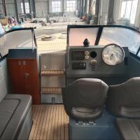 China High Speed Tourist Aluminum Alloy Boat 8.5m Length 350hp with Bedroom Toilet for sale