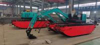 China KEDA Q355B Reinforced Steel Amphibious Dredger 10000mm Pontoon 40Cr Hard Wearing Steel for sale