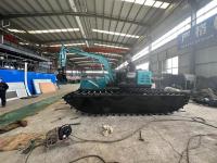China KEDA Q355B Reinforced Steel Amphibious Dredger 10000mm Pontoon 40Cr Hard Wearing Steel for sale