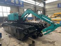 China KEDA Q355B Reinforced Steel Amphibious Dredger 10000mm Pontoon 40Cr Hard Wearing Steel for sale