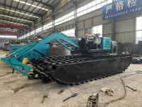 China KEDA Q355B Reinforced Steel Amphibious Dredger 10000mm Pontoon 40Cr Hard Wearing Steel for sale