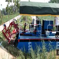 China Amphibious Aquatic Plant Harvester 6000mm Length 39kw Changchai Engine 2200R/min for Wetland for sale