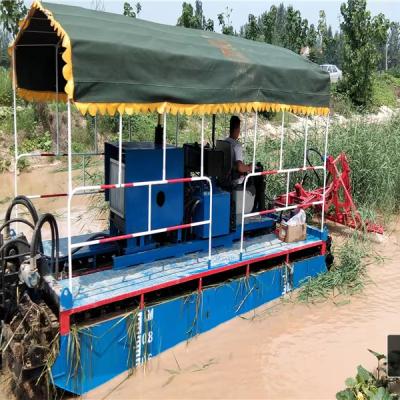 China Amphibious Weed Harvester 6000mm Length 12kw for Wetland Reed Cutting for sale