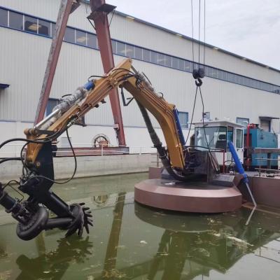 China Watermaster Dredger Amphibious Dredger 6.5m Dredging Depth 1500m 194KW for sale