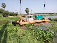 China Spiral Suction Head Cutter Suction Dredger 2000KG Capacity with Hydraulic System for sale
