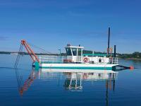 China KEDA 6inch 500m3/h Diesel Cutter Suction Dredger Sand Dredging Machine for River Lake for sale