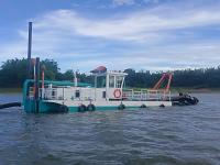 China KEDA 6inch 500m3/h Diesel Cutter Suction Dredger Sand Dredging Machine for River Lake for sale