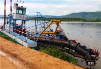 China Cutter Suction Dredger 6inch 500m3h for River Sand Dragging Vessel for sale