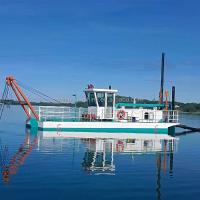 China Cutter Suction Dredger 6inch 500m3h for River Sand Dragging Vessel for sale