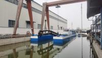China Diesel Electric Jet Suction Dredger 200m3/h Customizable Low Noise Spacious Cabin for sale