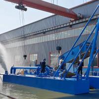China Diesel Jet Suction River Dredging Machine with Long Distance Pump for sale