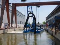 China Diesel Jet Suction River Dredging Machine with Long Distance Pump for sale