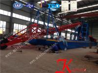China Diesel Powered Chain Bucket Dredger 450m3h for River Gold Mining for sale